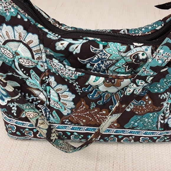 Vera Bradley | Bags | Vera Bradley Java Blue Boho Blue Floral Paisley ...